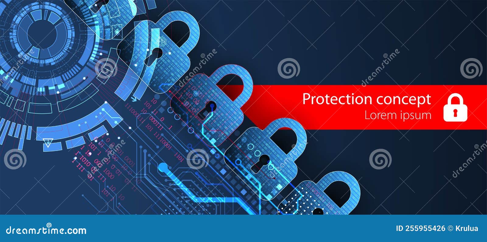 Personal Data Security Illustrates Cyber Data or Information Privacy ...