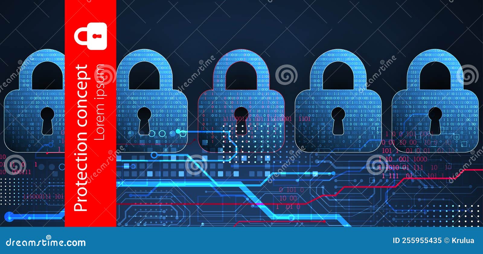 Personal Data Security Illustrates Cyber Data or Information Privacy ...