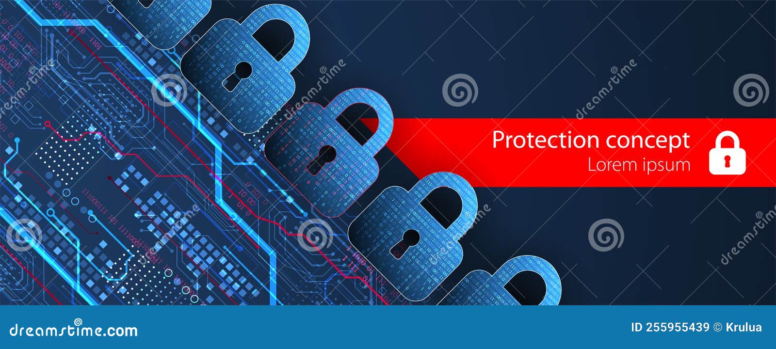 Personal Data Security Illustrates Cyber Data or Information Privacy ...