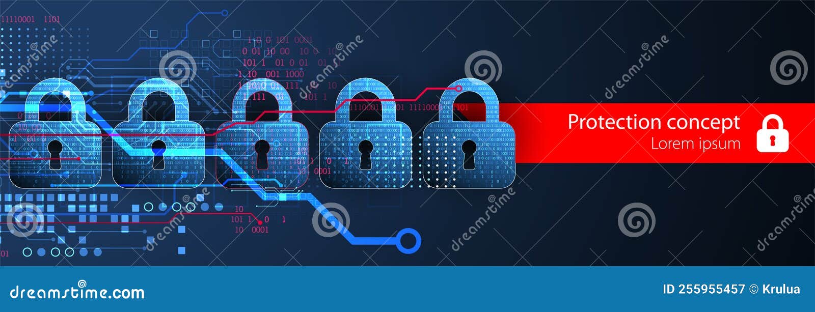 Personal Data Security Illustrates Cyber Data or Information Privacy ...