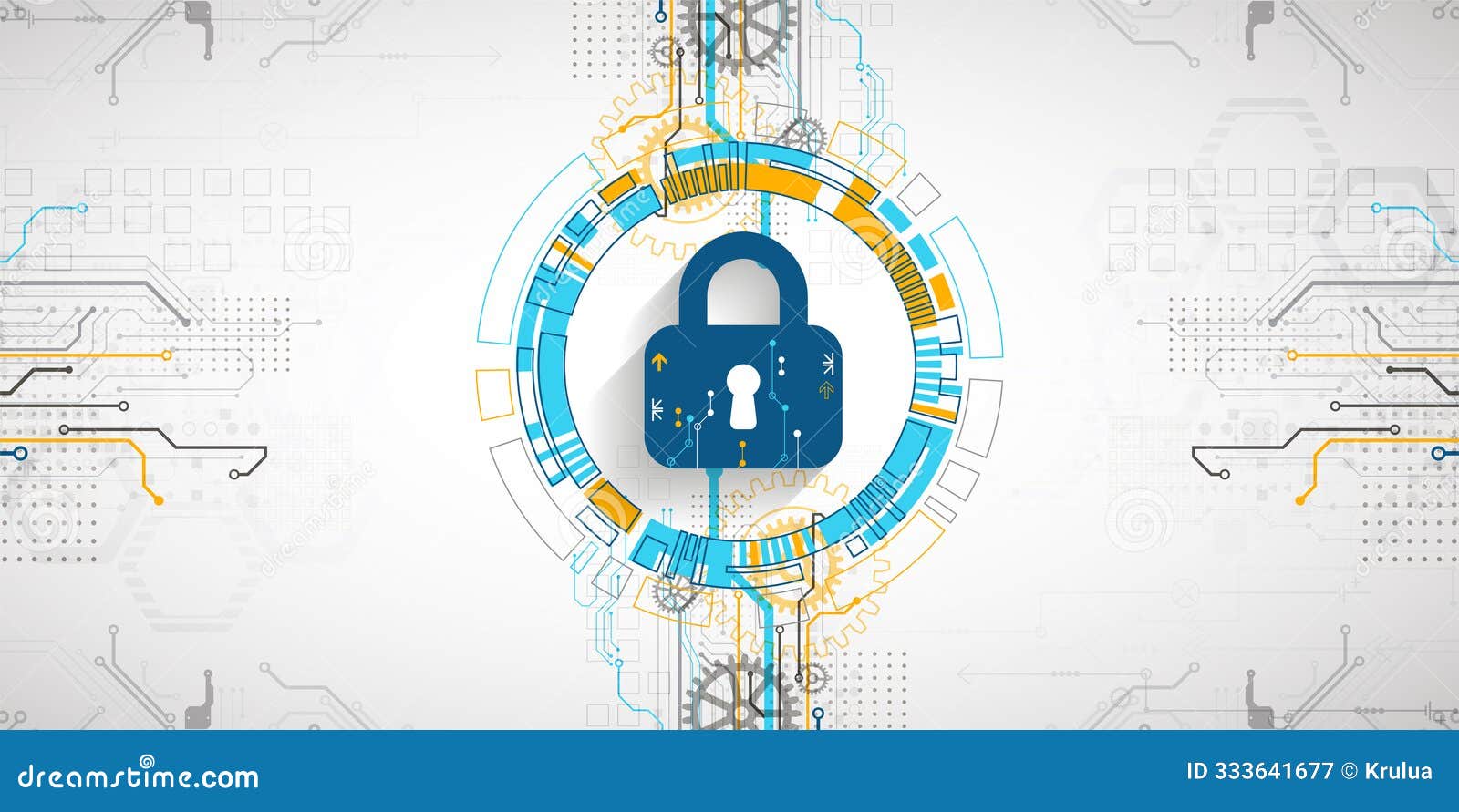 Personal Data Security Illustrates Cyber Data Or Information Privacy ...