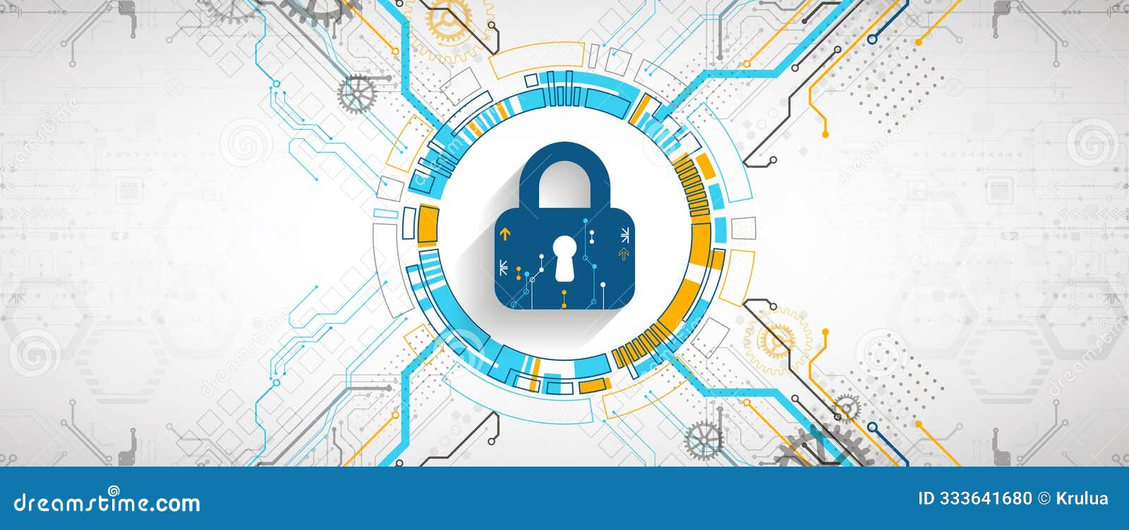 Personal Data Security Illustrates Cyber Data or Information Privacy ...