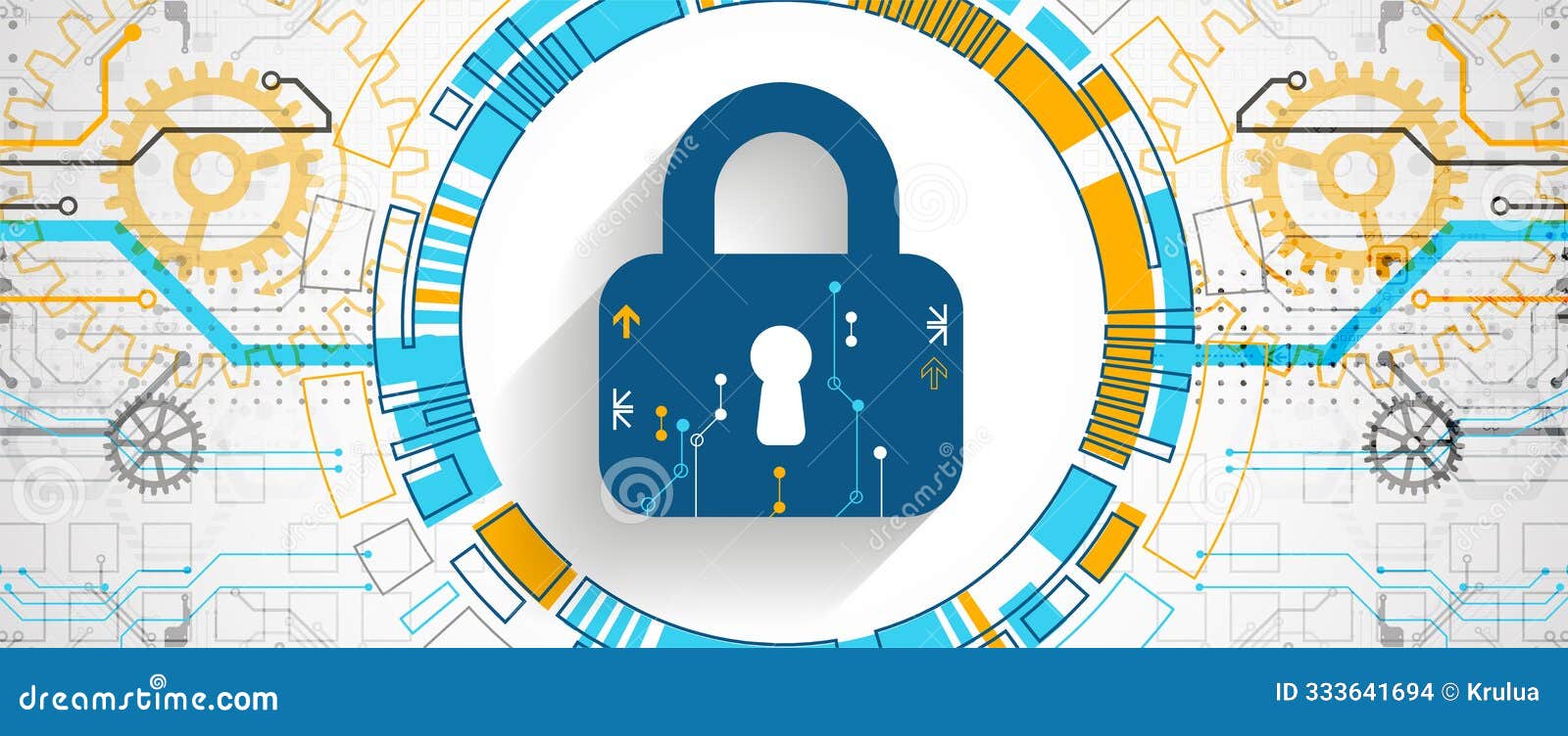 Personal Data Security Illustrates Cyber Data or Information Privacy ...