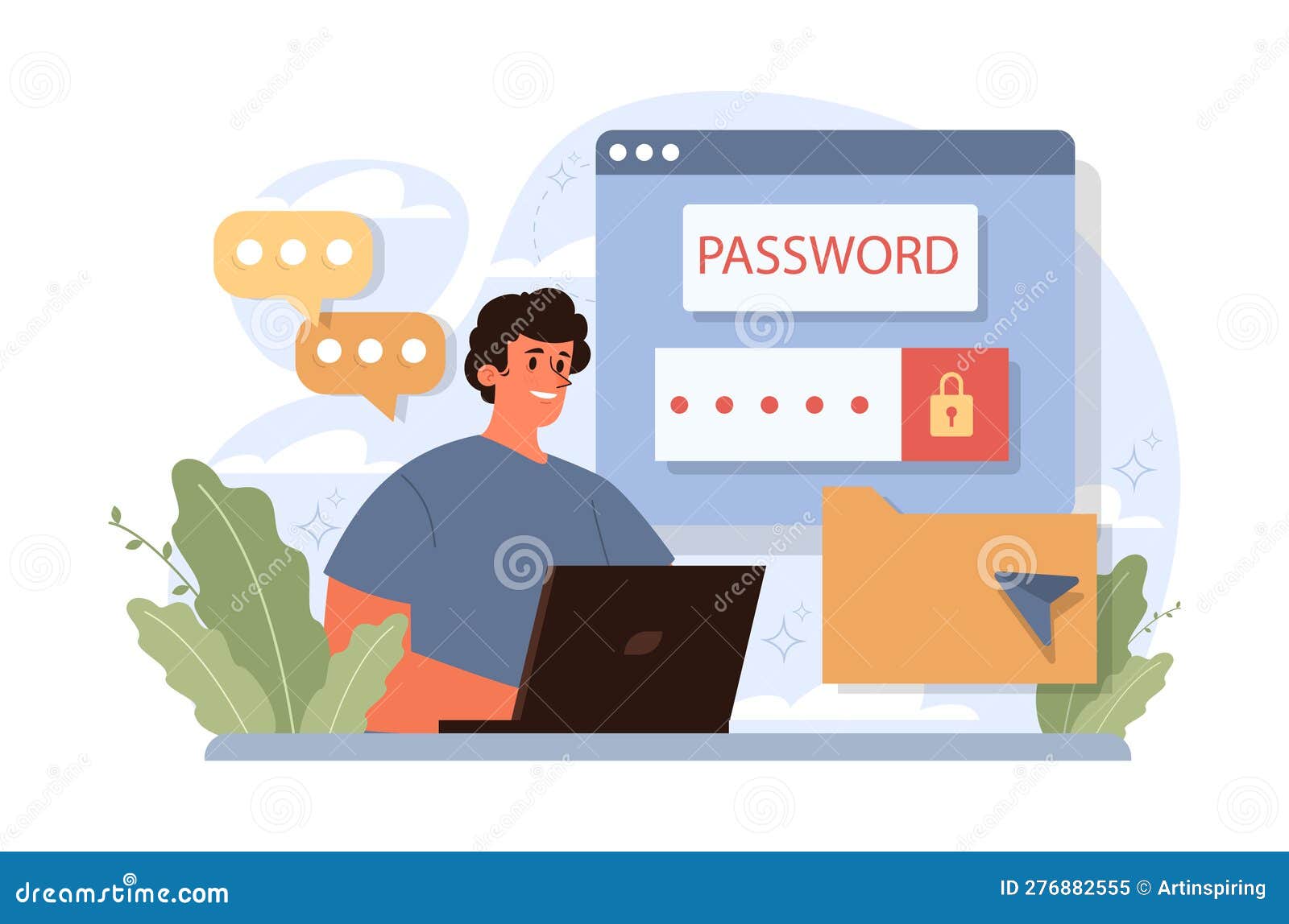 Personal Data Security Information Privacy And Confidentiality Stock