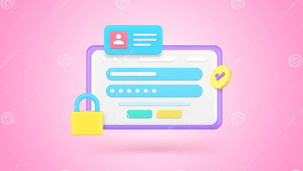 Personal Data Security Web Access Password Protection Internet Browser