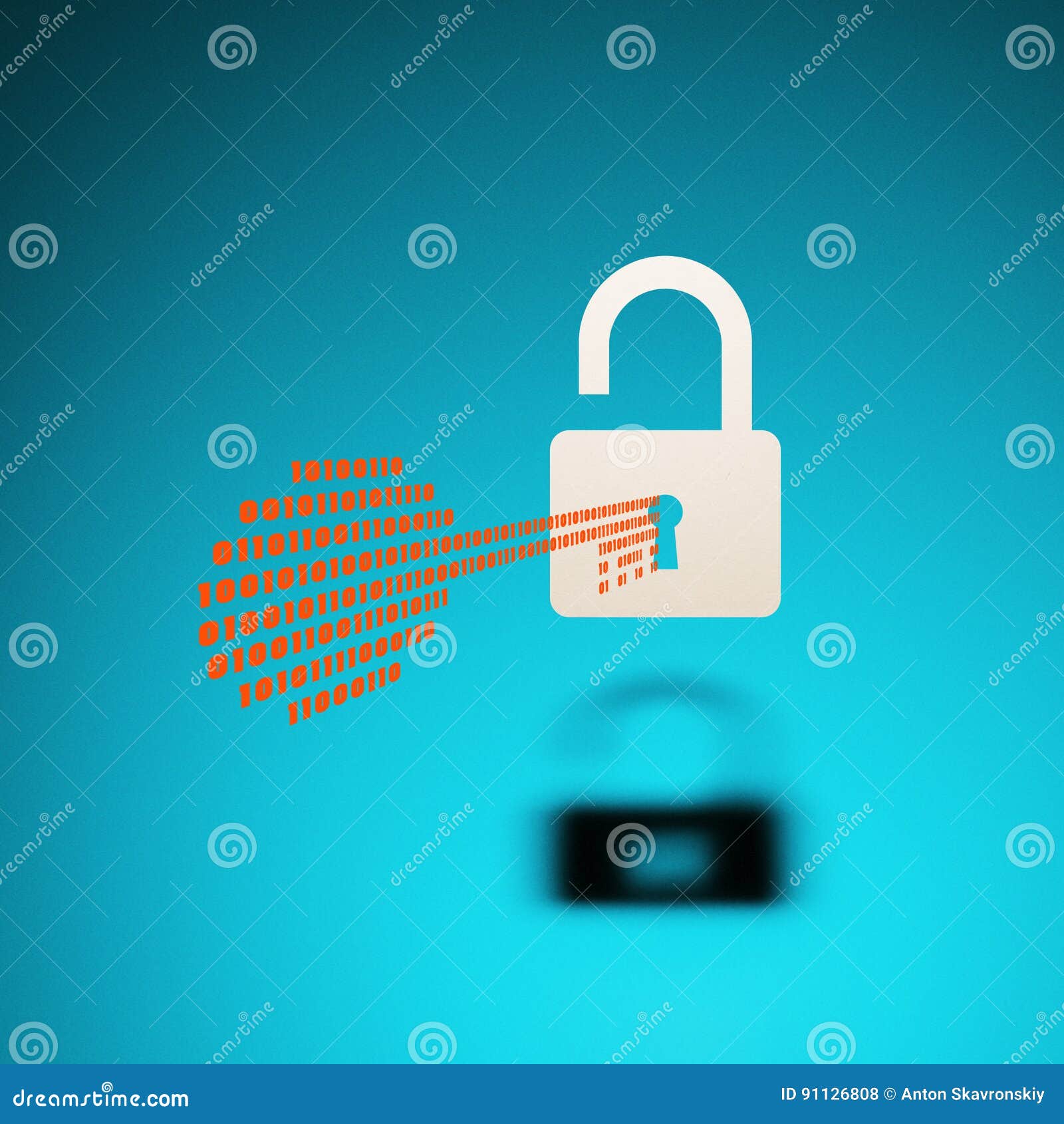 Data Theft Icons Set, Grunge Style Vector Illustration | CartoonDealer ...