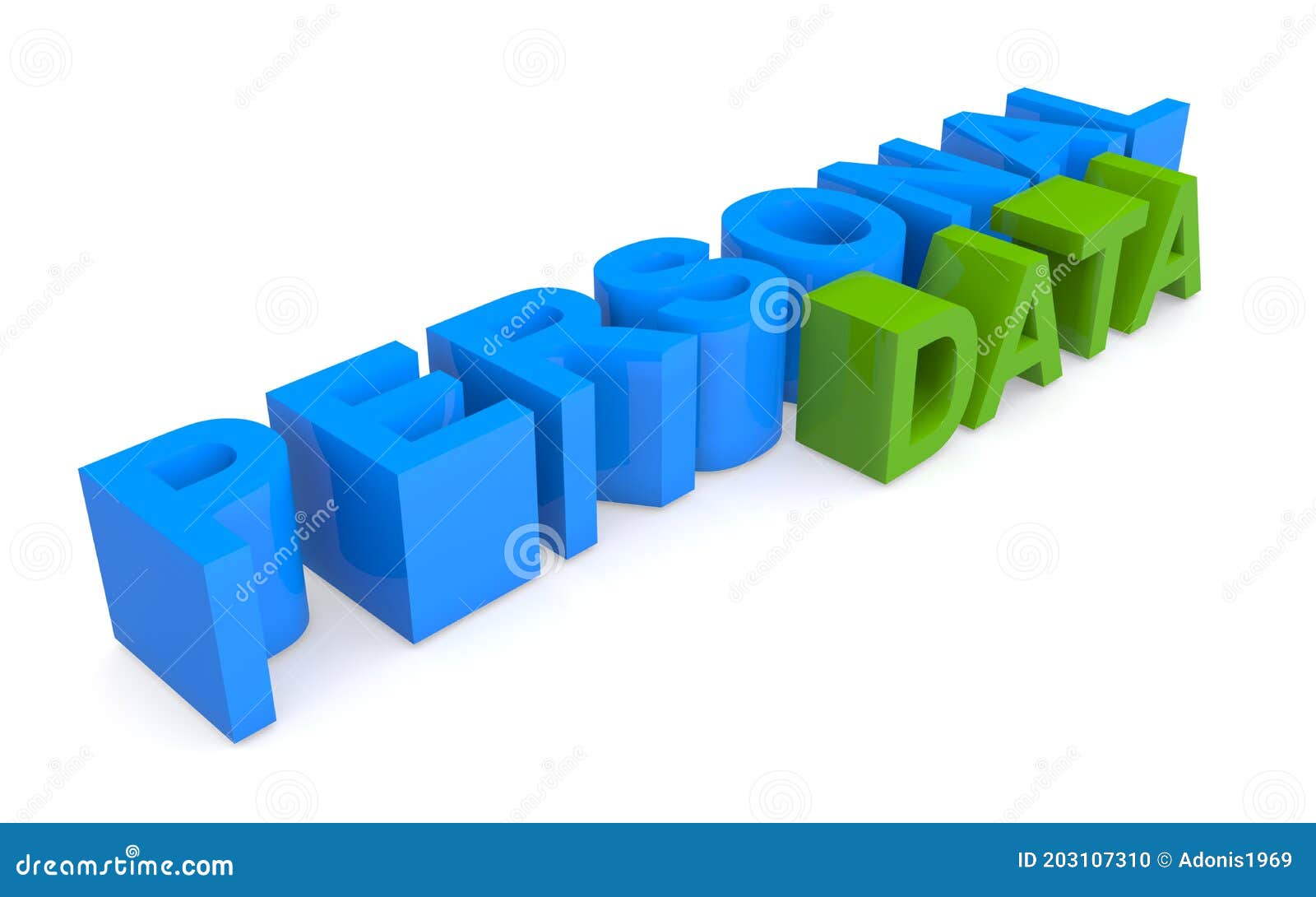 Personal data on white stock photo. Image of abstract - 203107310