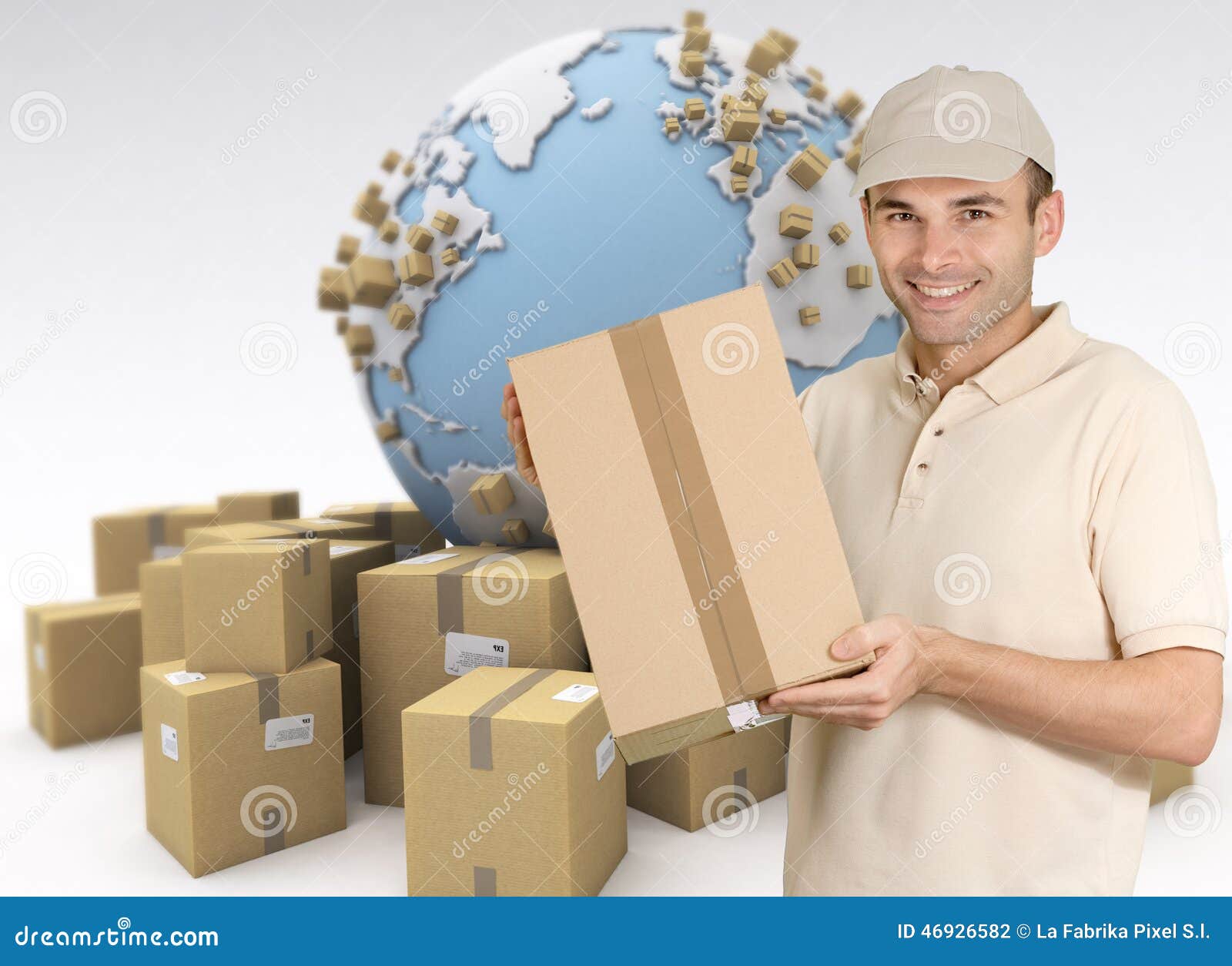 Personal delivery stock photo. Image of freight, courier - 46926582