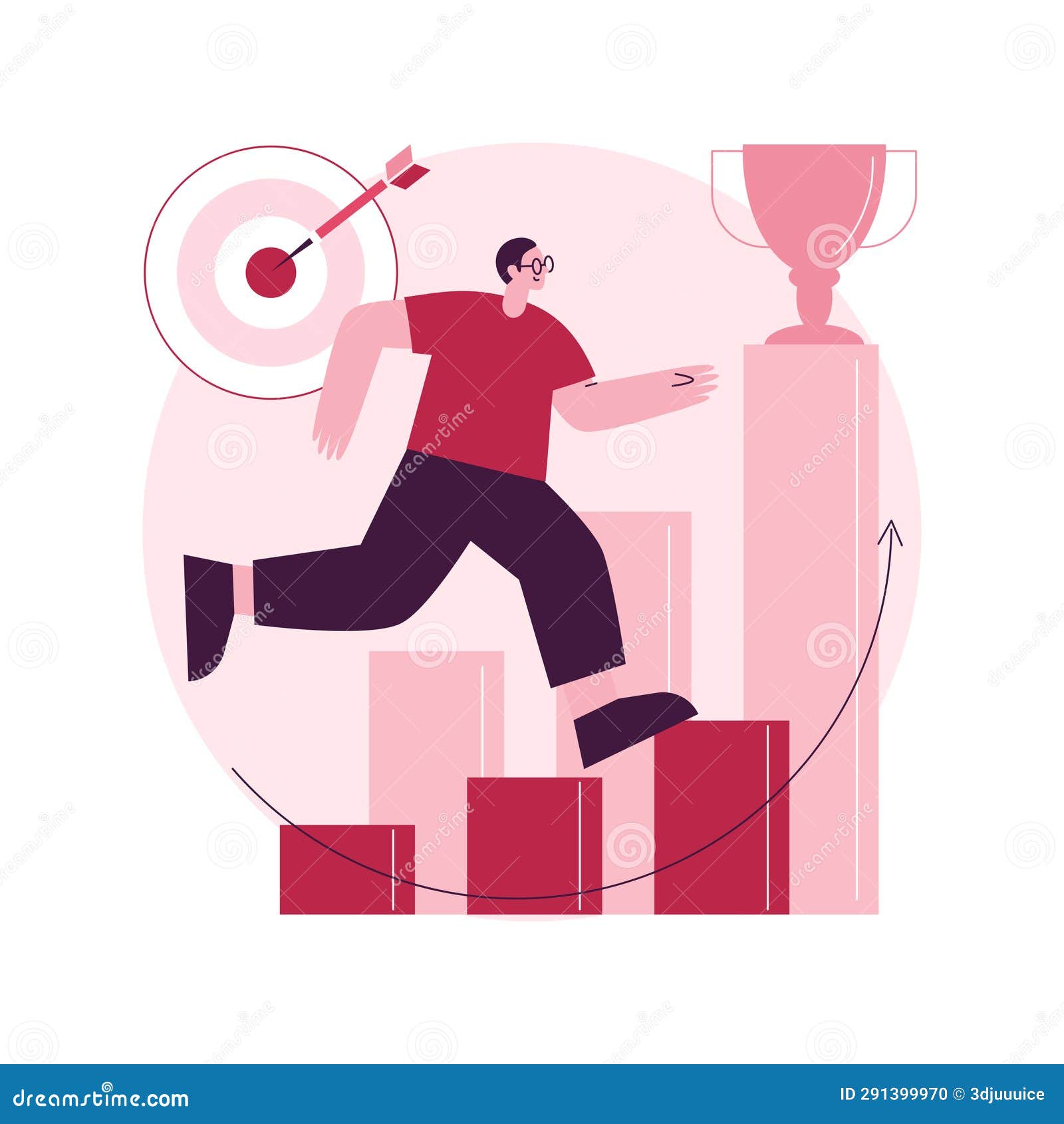 Personal Development Abstract Concept Vector Illustration. Stock Illustration - Illustration of ...