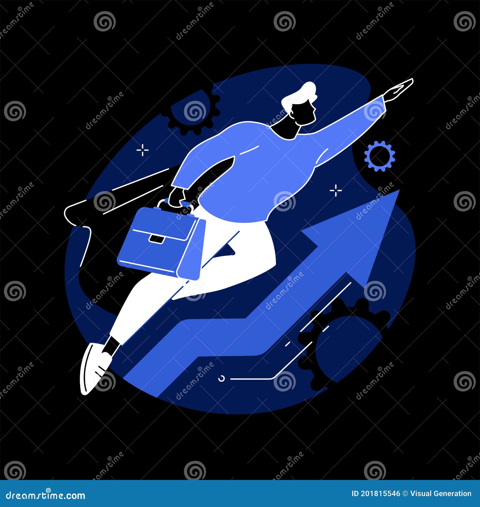 Personal Development Abstract Concept Vector Illustration. Stock Vector ...