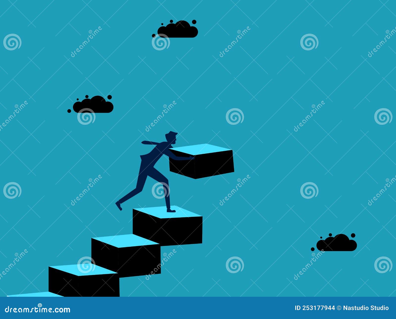 Personal Development. Challenges and Ambitions Stock Vector ...
