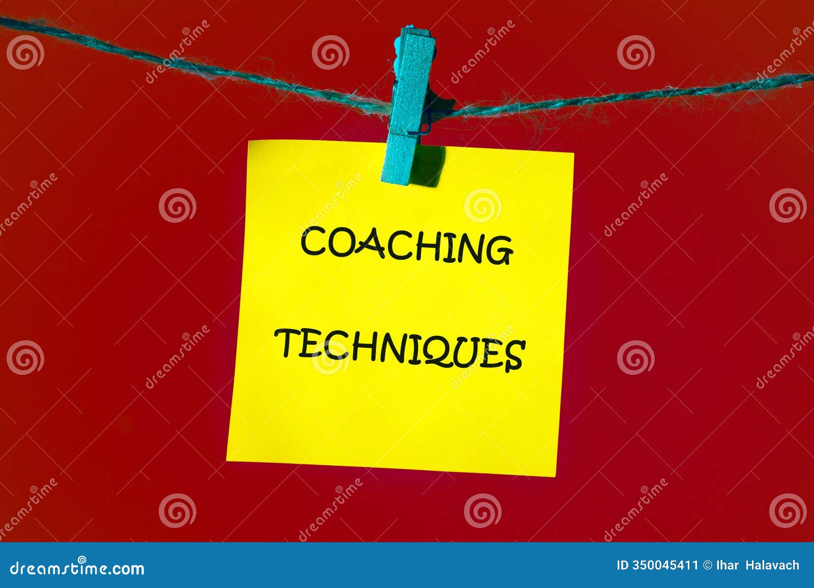 Personal Development Concept. COACHING TECHNIQUES Words on a Piece of ...