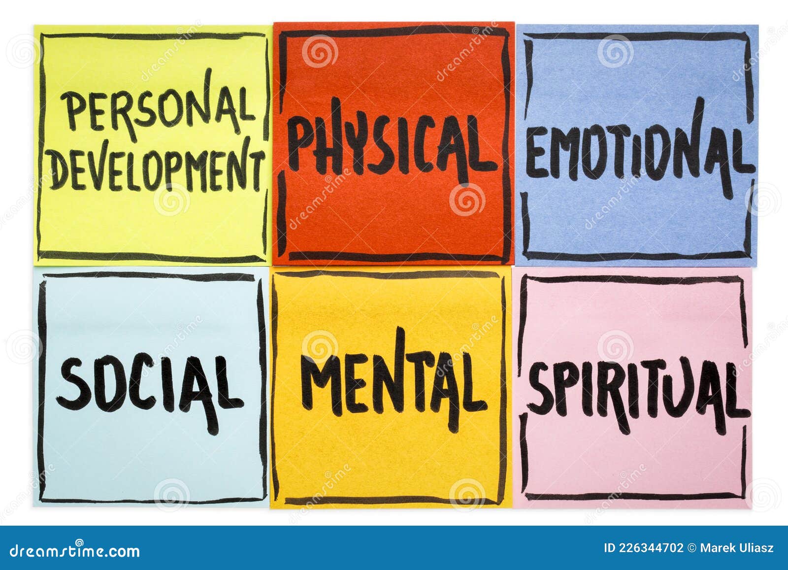 Personal Development Concept on Sticky Notes Stock Photo - Image of ...