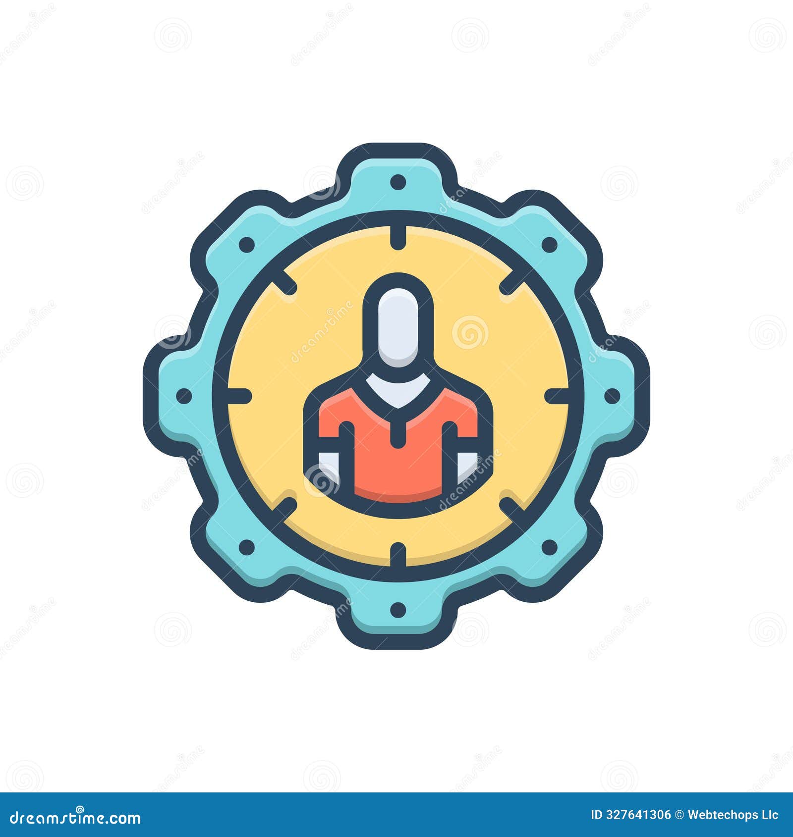 Color Illustration Icon for Personal Development, Personal and Trait ...