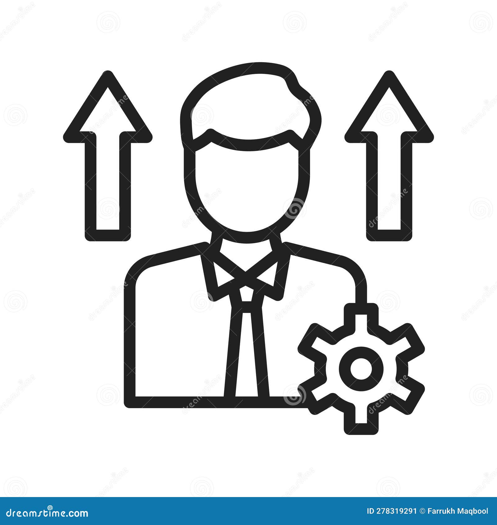 Personal Development Icon Vector Image. Stock Vector - Illustration of ...