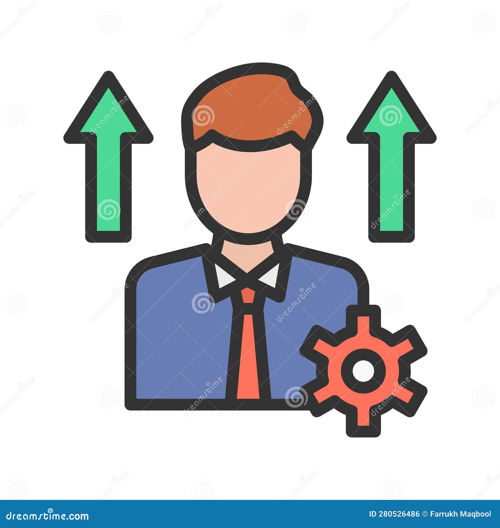 Personal Development Icon Vector Image. Stock Vector - Illustration of ...