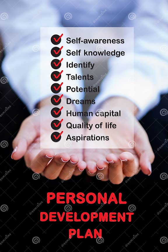 Personal Development Plan in Concept Stock Image - Image of learning ...