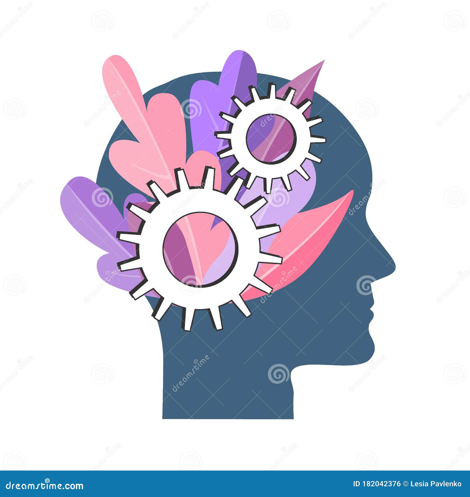 Personal Development Vector Concept. NLP Symbol, Natural Language ...