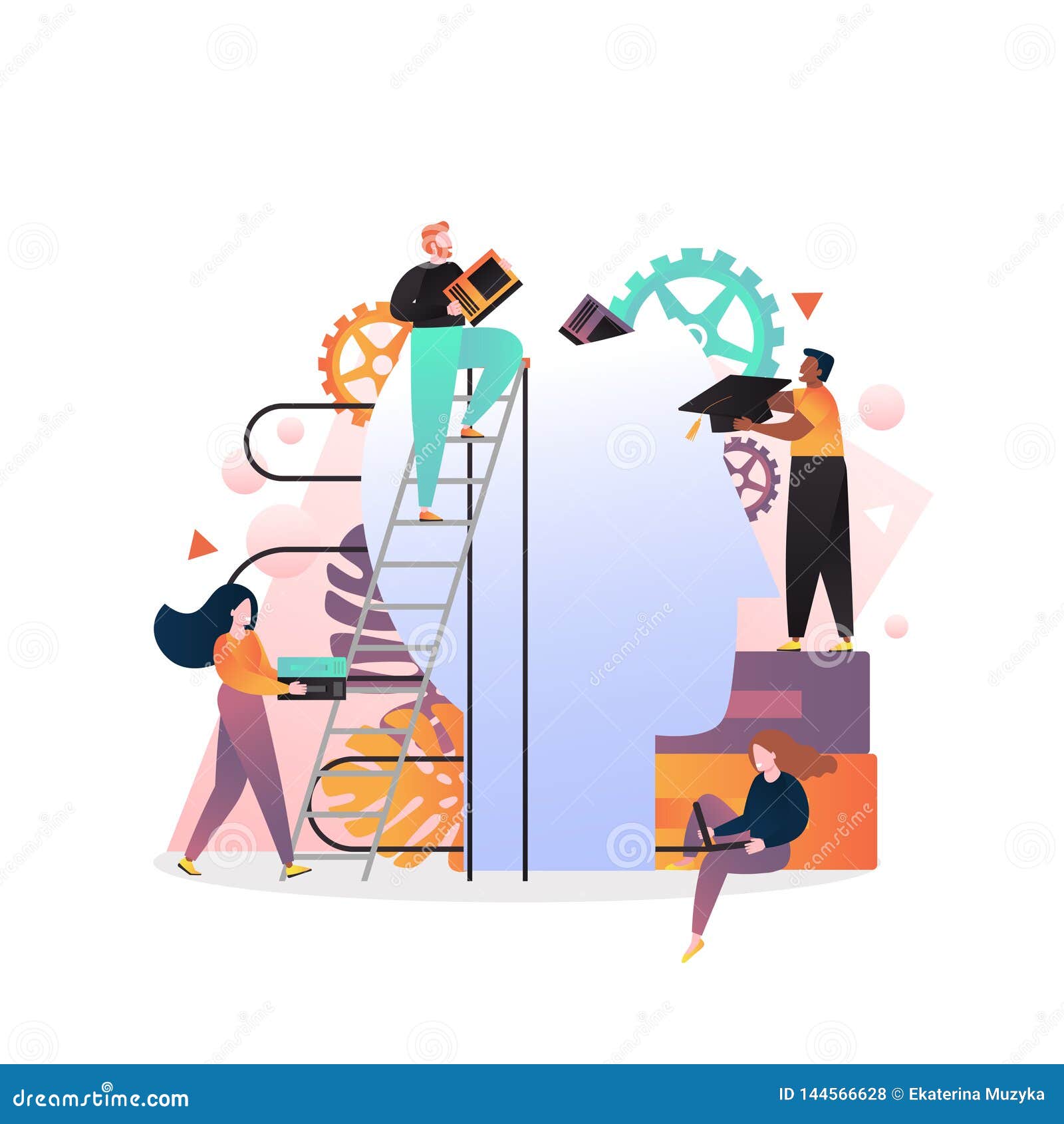 Personal Development Vector Concept for Web Banner, Website Page Stock ...