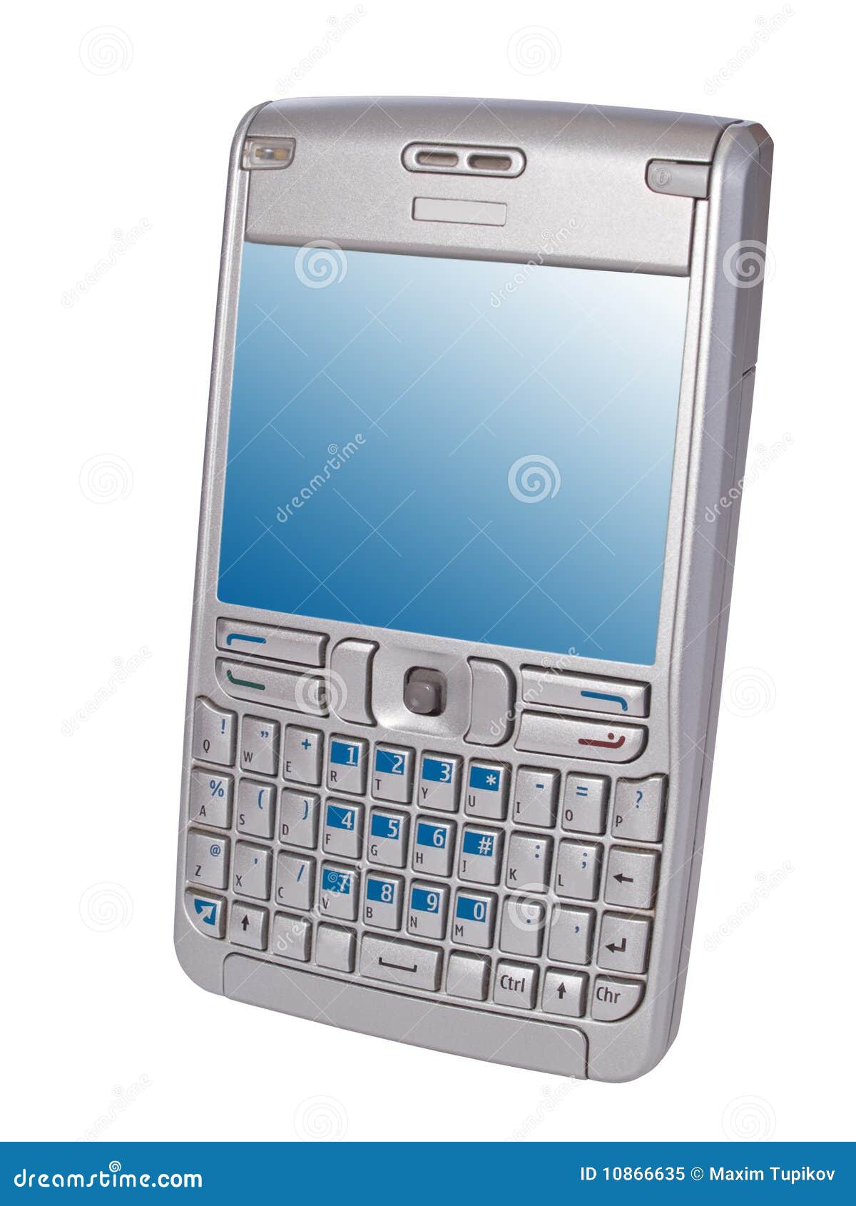 Personal Digital Assistant Smartphone Isolated Stock Image - Image of ...