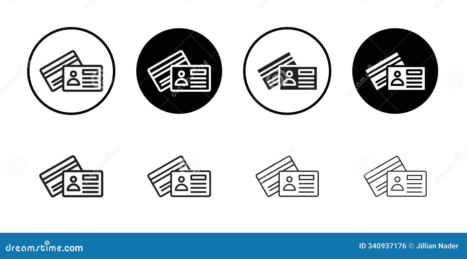 Personal Documents Icon Isolated Flat Vector in Outline Stock Vector ...