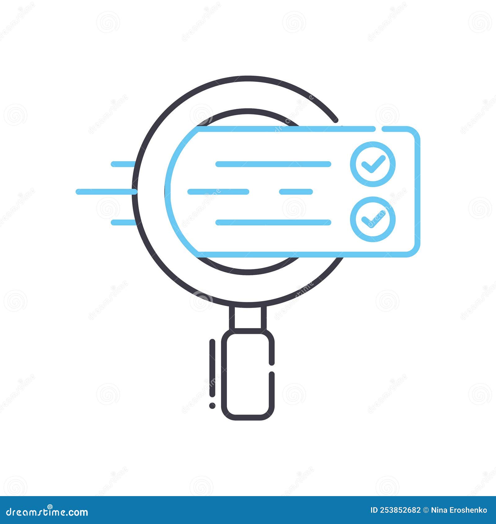 Personal Evaluation Line Icon, Outline Symbol, Vector Illustration ... Personal Evaluation Line Icon, Outline Symbol, Vector Illustration ...
