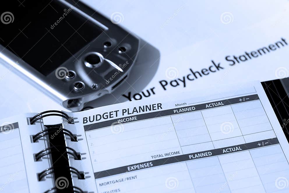 Personal Expense and Budget Planning Stock Image - Image of consumption ...