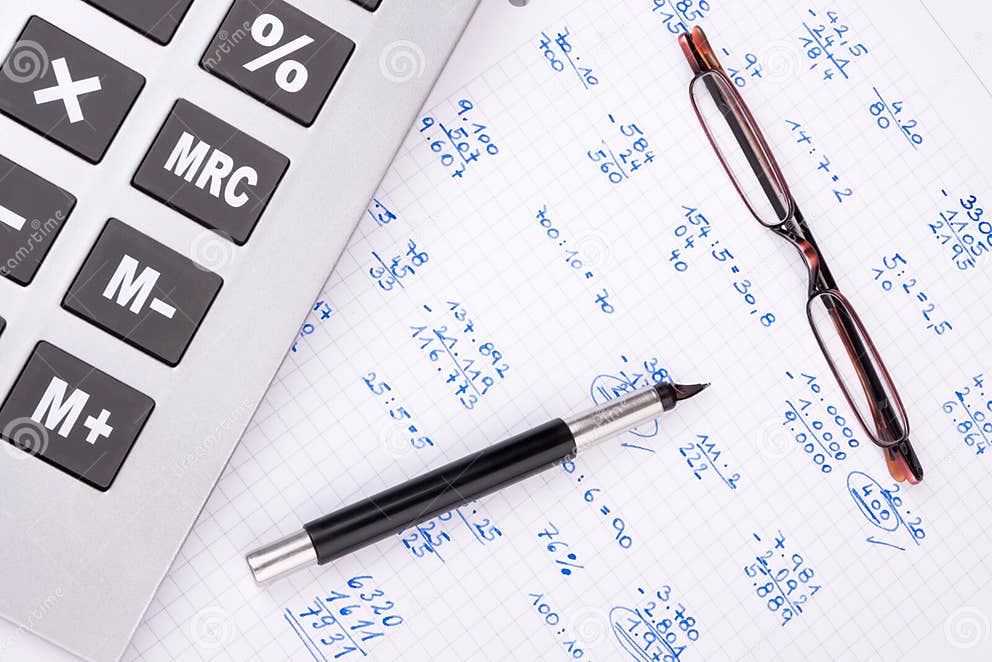 Personal Finance stock photo. Image of mathematics, detail - 13404228