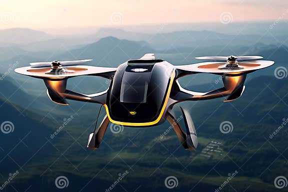 Personal Flying Platform a Compact Electric Powered Platform Tha Stock ...