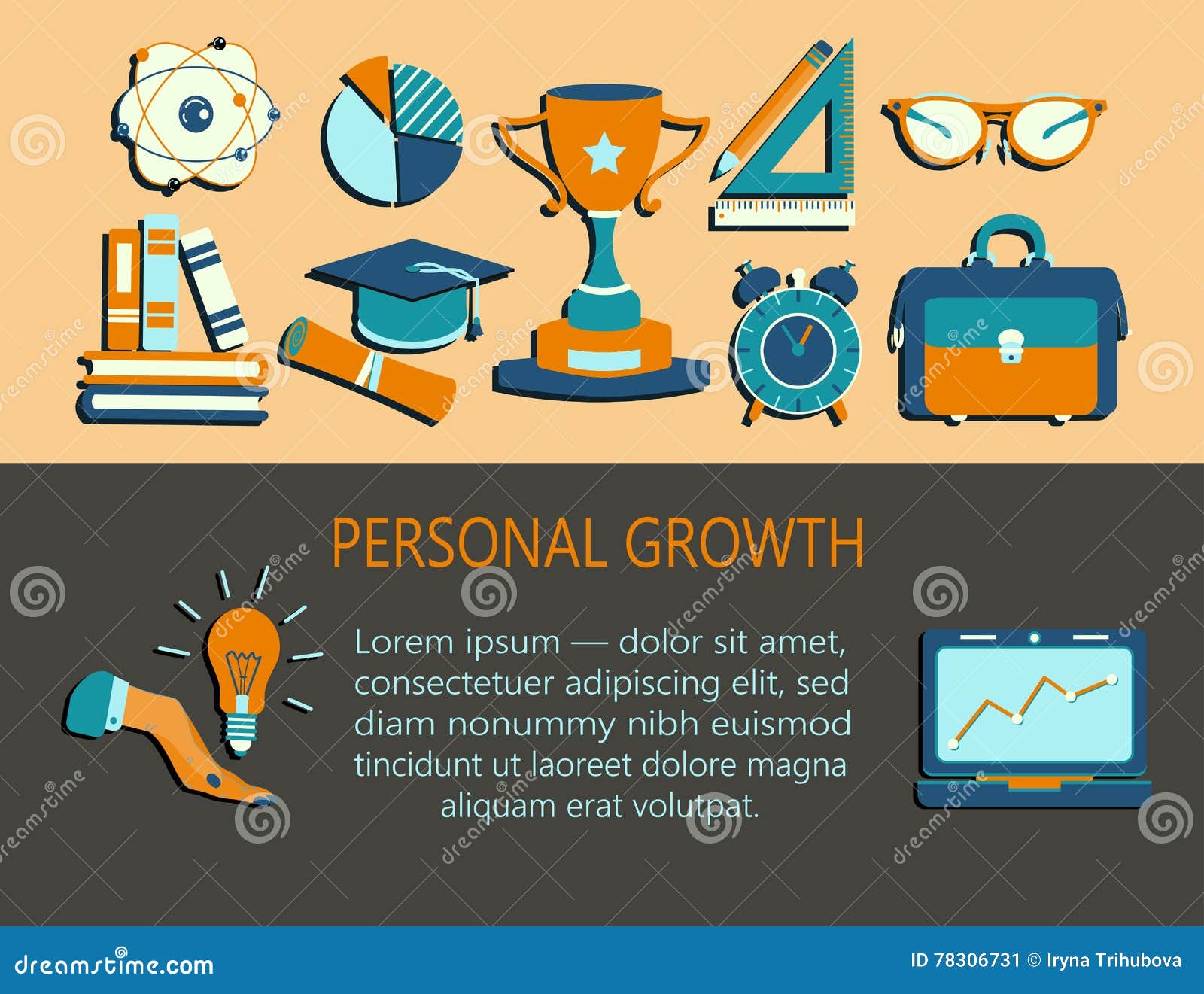 Growth Creative Symbol Concept. Increase, Bank Profit, Grow Up Arrow ...