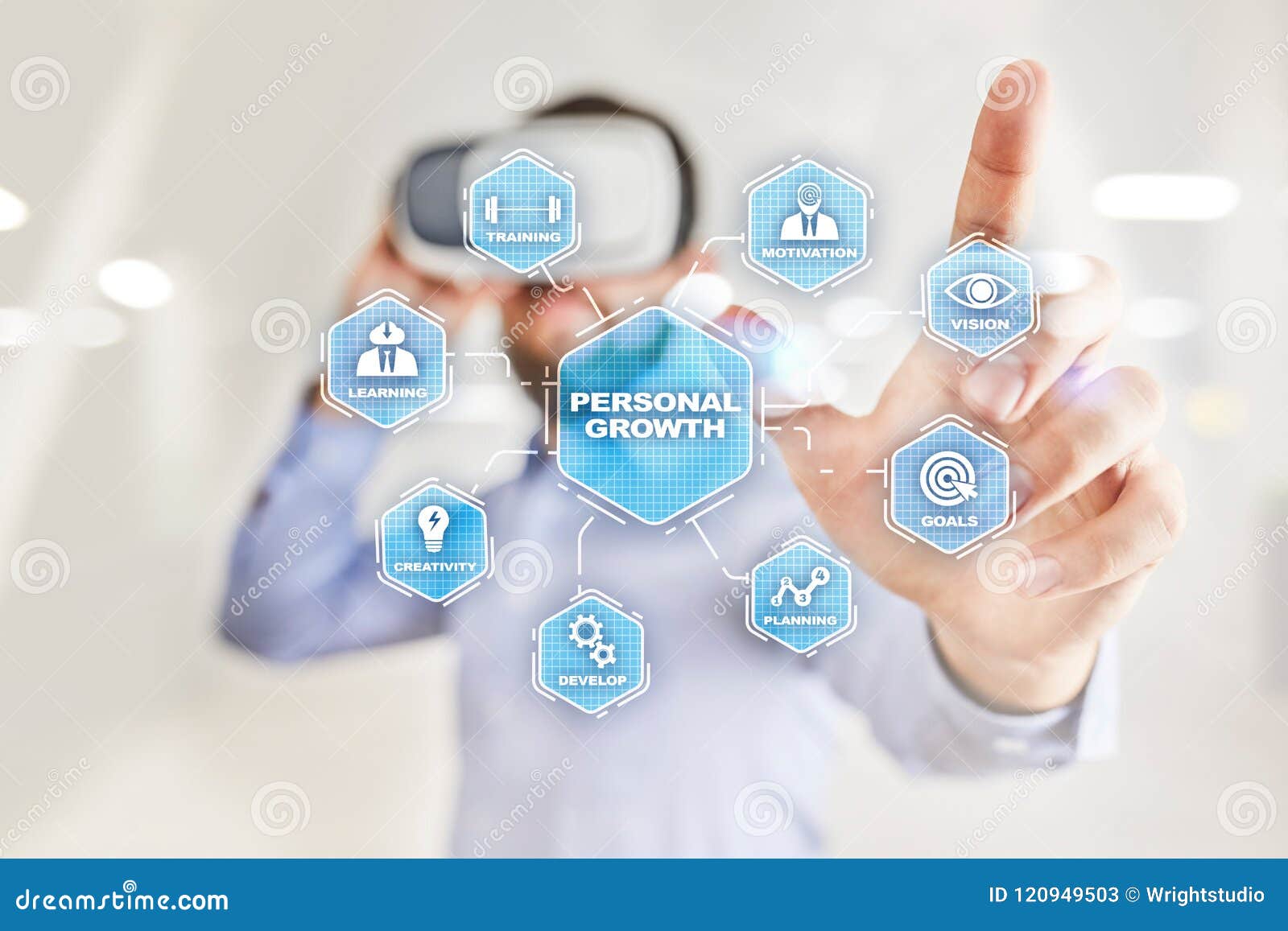 Personal Growth and Development Concept. Chart with Keywords and Icons ... Personal Growth and Development Concept. Chart with Keywords and Icons ...