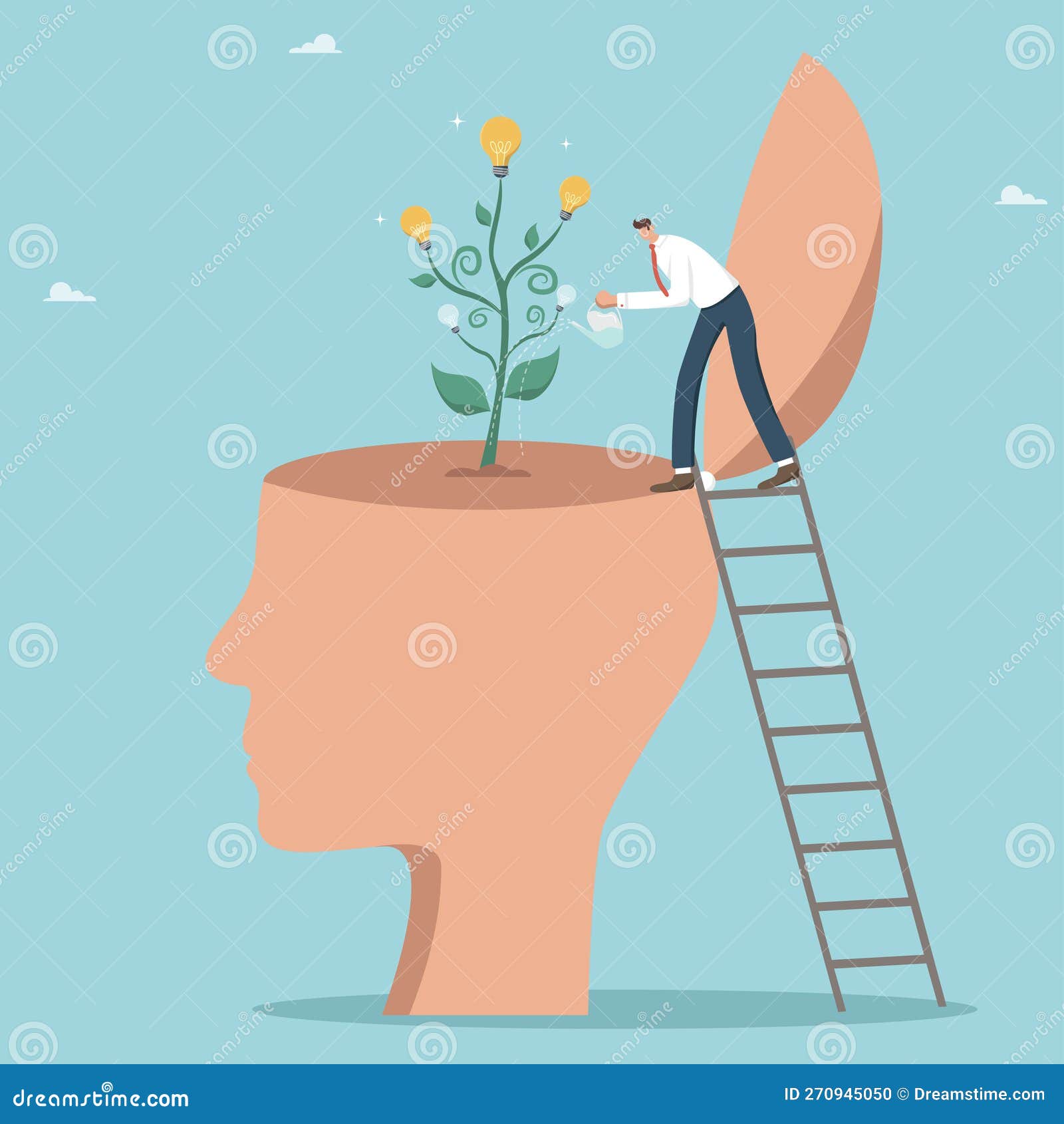 Personal Growth or Development of Intellectual Potential Stock Vector ...