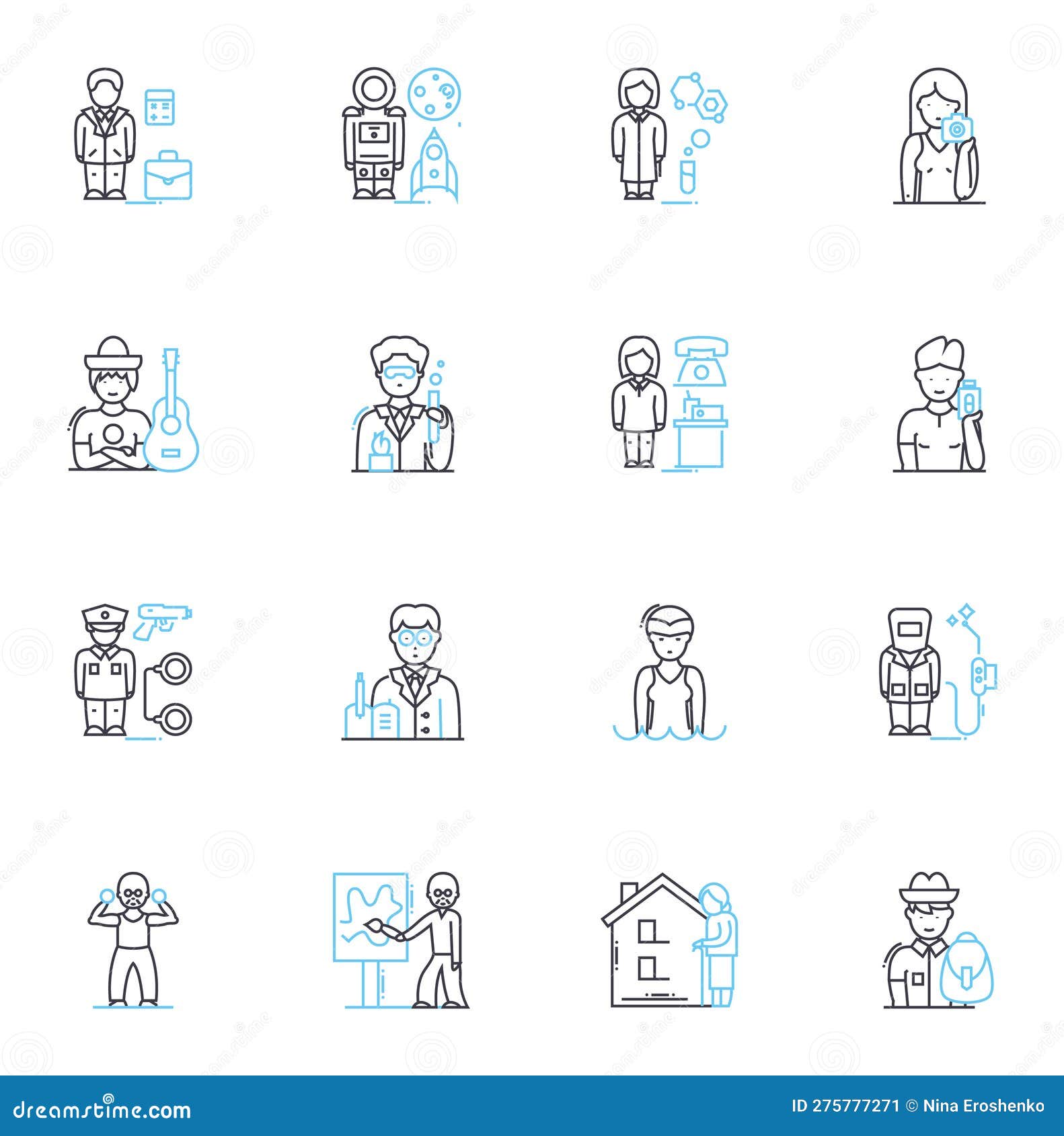Personal Growth Linear Icons Set. Discovery, Transformation, Courage ... Personal Growth Linear Icons Set. Discovery, Transformation, Courage ...