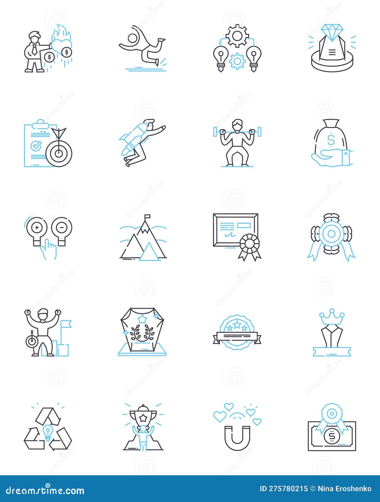 Personal Growth Linear Icons Set. Transformation, Mindset, Evolution ... Personal Growth Linear Icons Set. Transformation, Mindset, Evolution ...