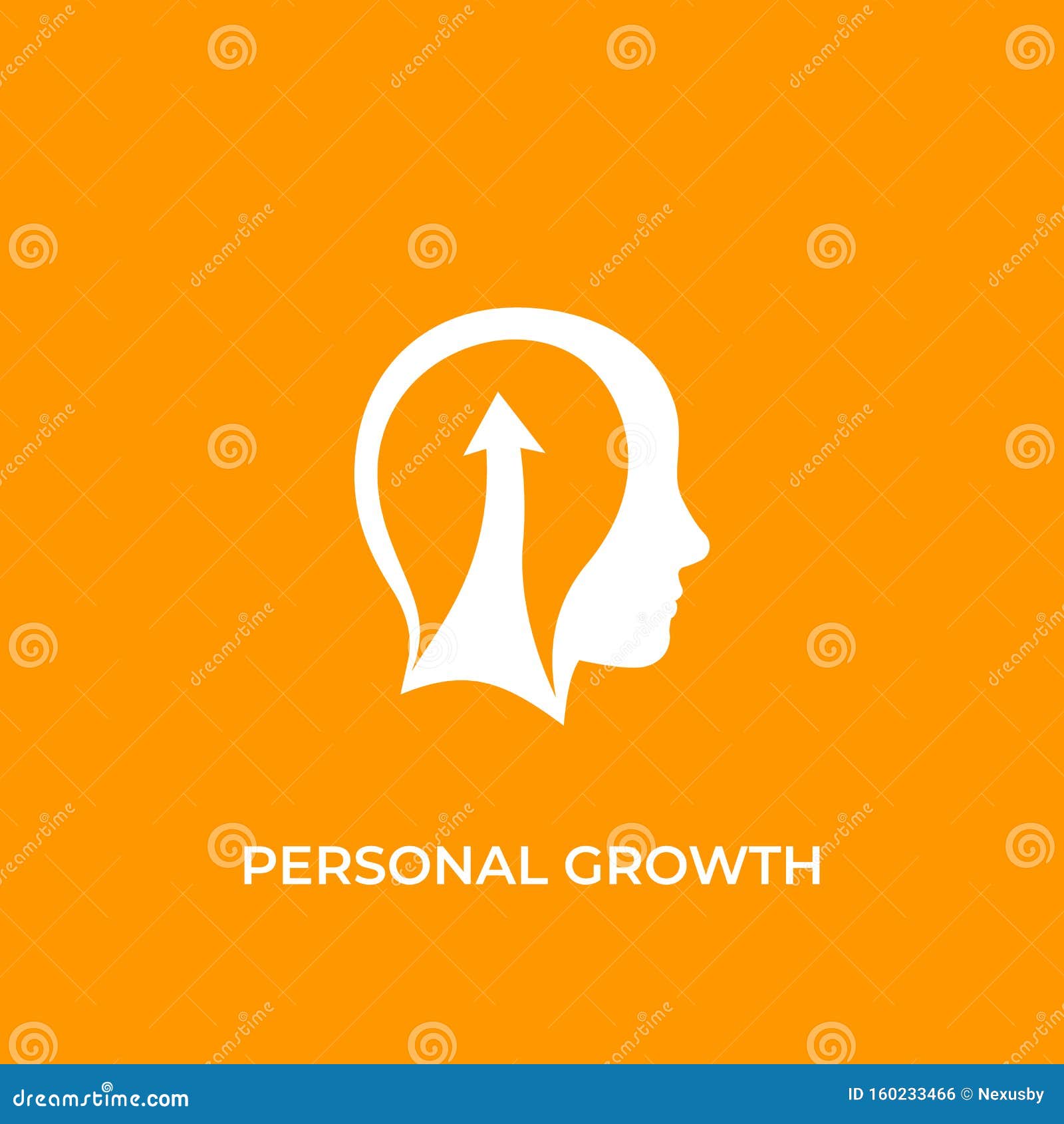 Personal Growth, Self Development Icon Stock Vector - Illustration of ...