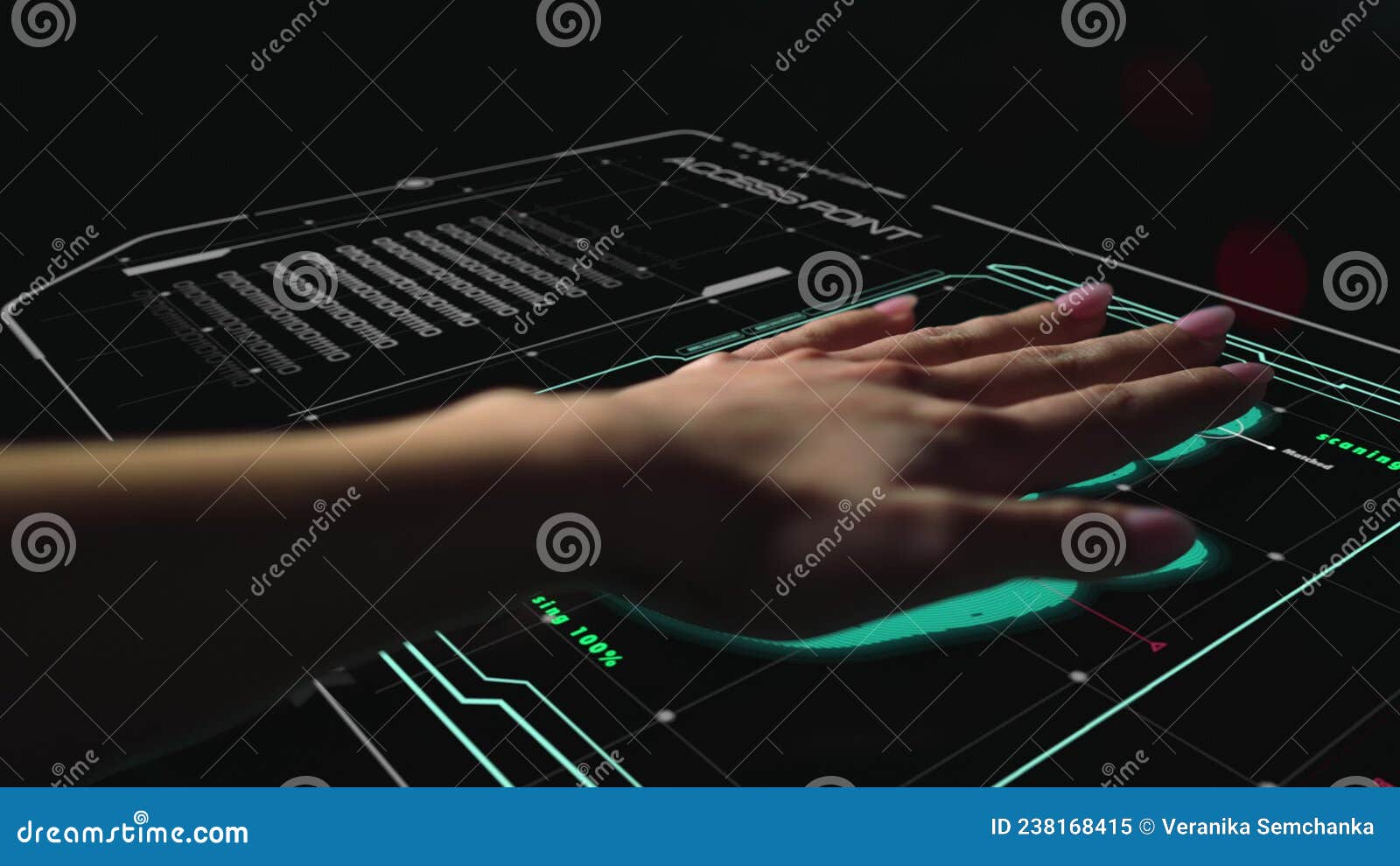 Personal Hand Identification Launching Modern Digital App Successfully ...