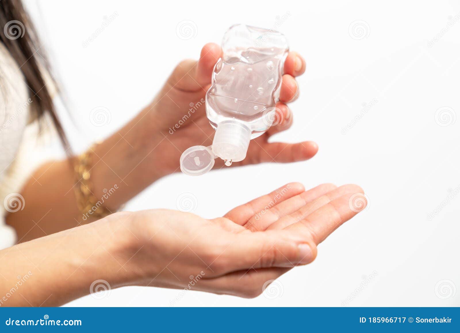 Personal Hygiene, Cleaning Hands with Disinfectany Often To Protect ...