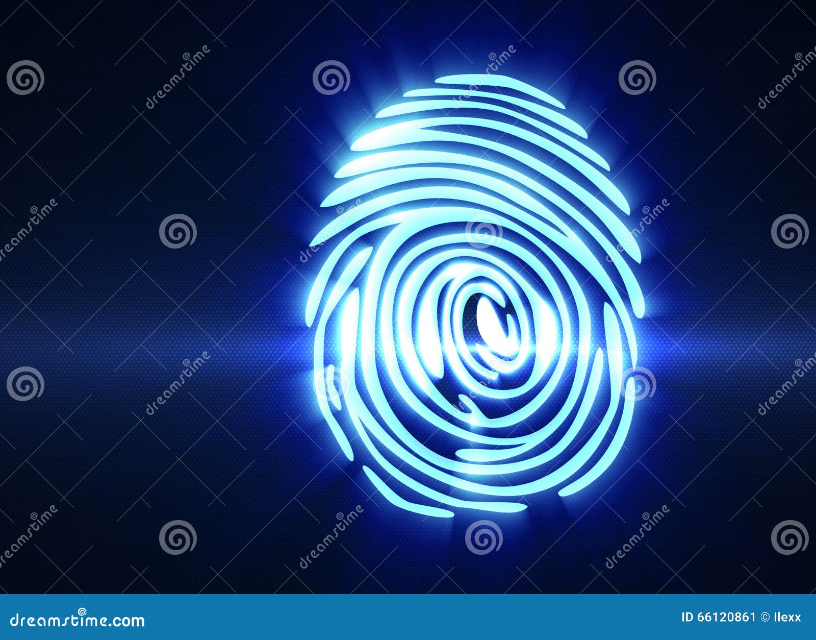 Fingerprint Of Shining Particles. Computer Generated Background. 3d ...