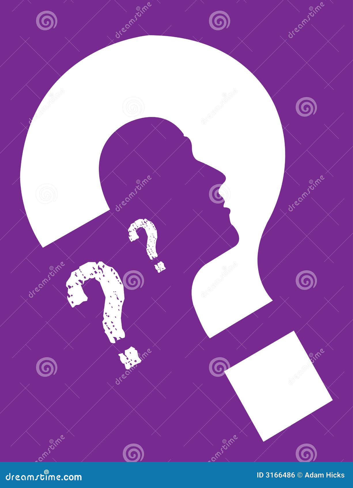 Personal Identity Purple stock vector. Illustration of binary - 3166486