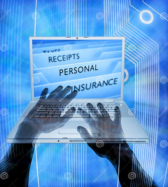 Personal Identity Theft Computer Security Stock Photo - Image of ...