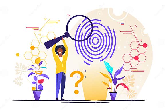 Personal Identity Vector Illustration Stock Vector - Illustration of ...