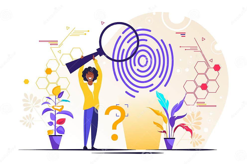 Personal Identity Vector Illustration Stock Vector - Illustration of ...