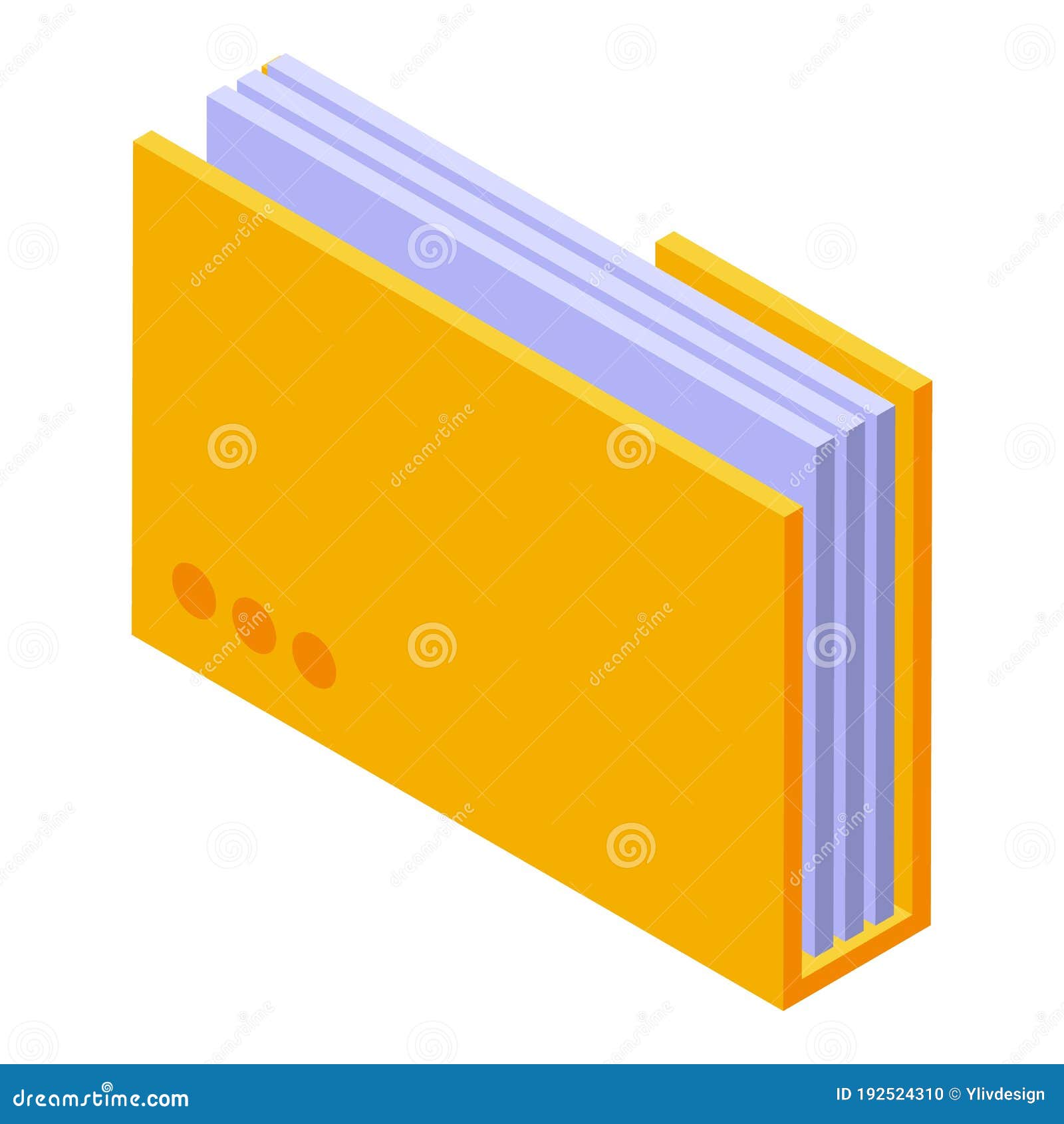 Personal Information Folder Icon, Isometric Style Stock Vector ...