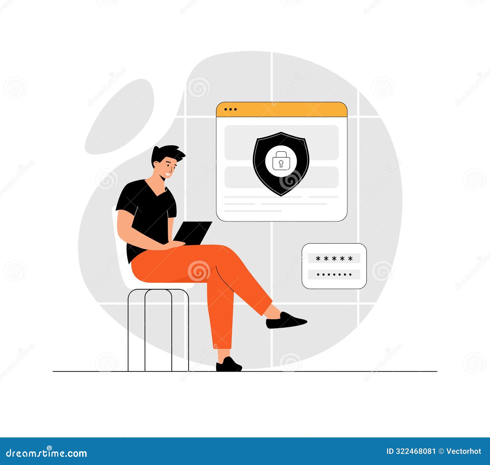 Personal Information Security Account Access Verification And Authentication Web Page