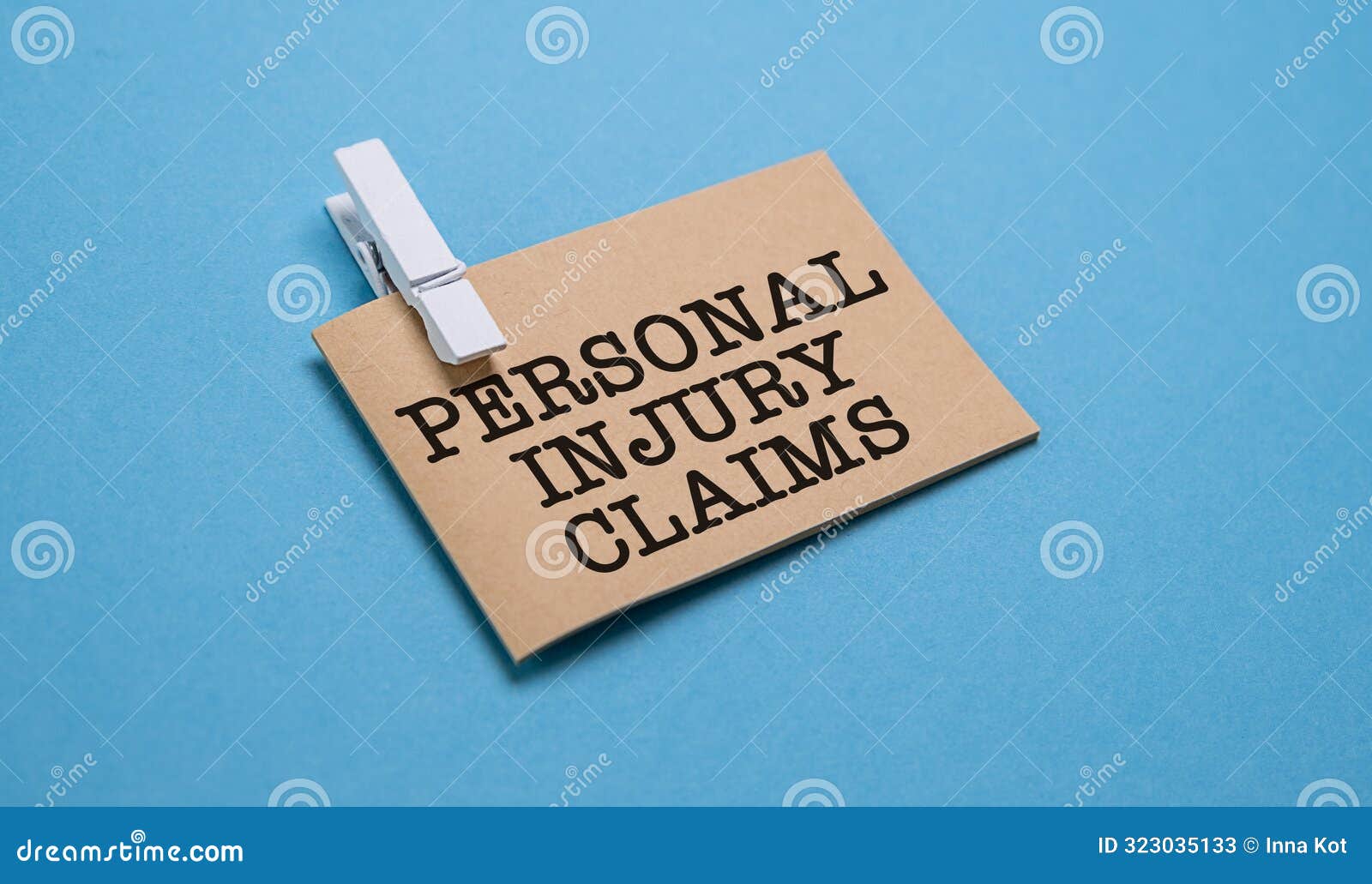 Personal Injury Claim Form, Business Concept Text. Stock Image - Image ...