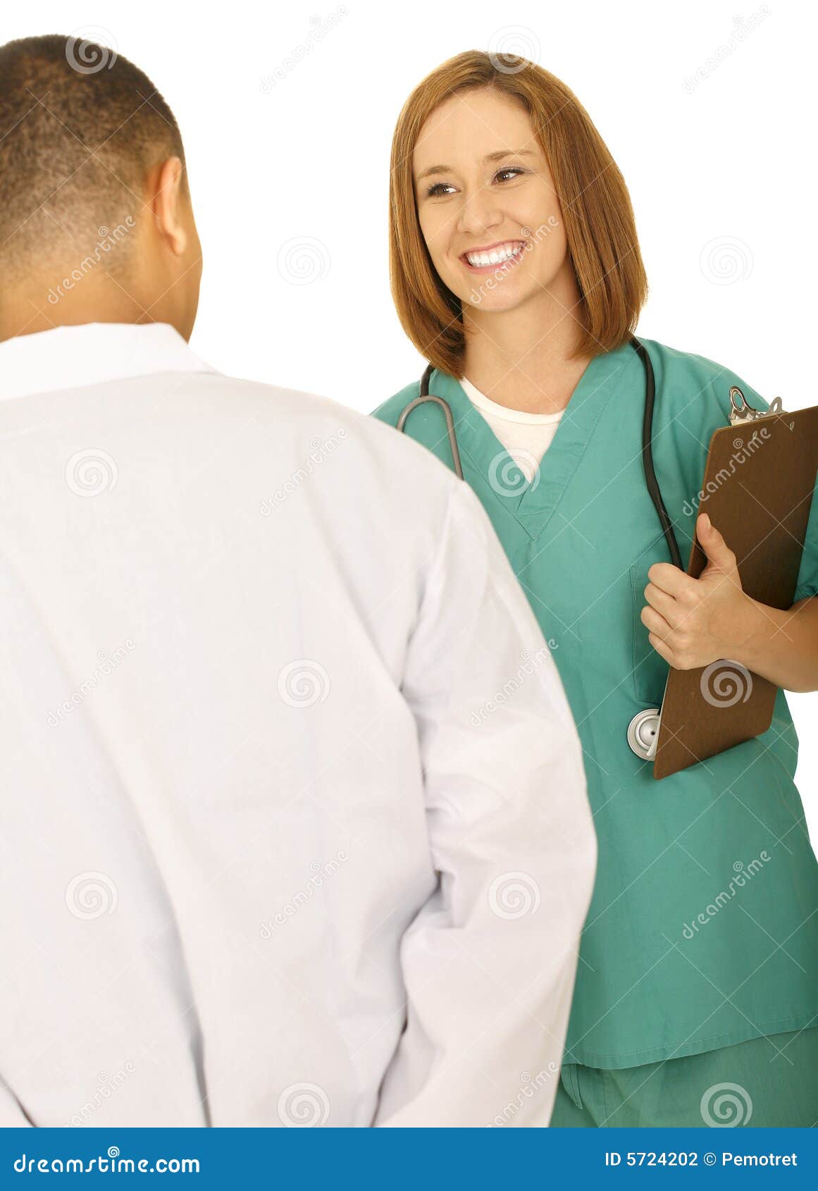 Personal Médico Que Tiene Conversación Foto de archivo - Imagen de ...