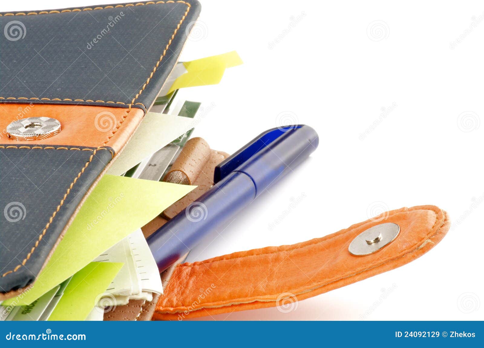 Personal organizer stock image. Image of calendar, clip - 24092129