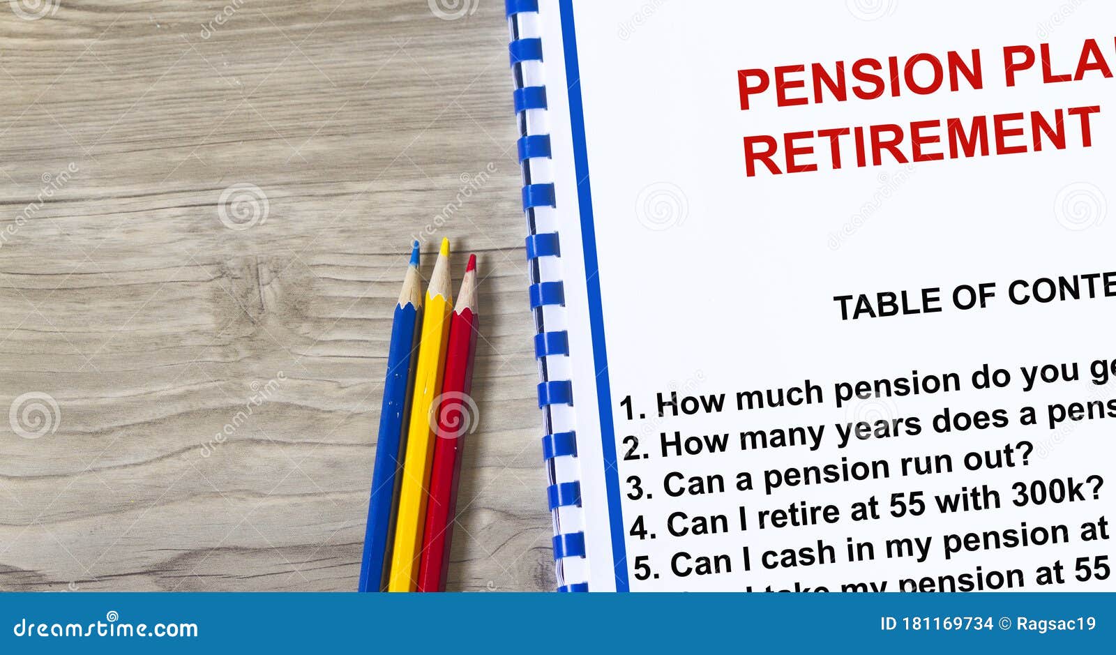 Personal Pension Plan Concept of Retirement Stock Photo - Image of life ...