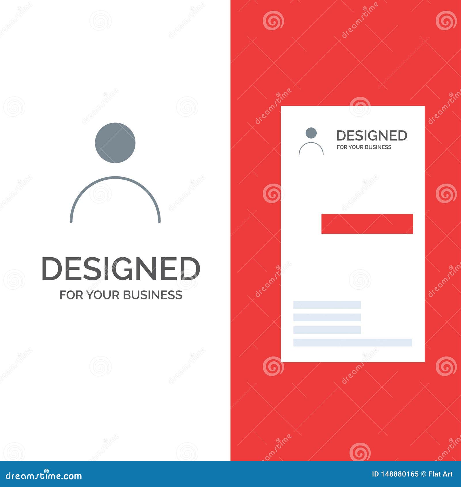 Personal, Personalization, Profile, User Grey Logo Design and Business ...