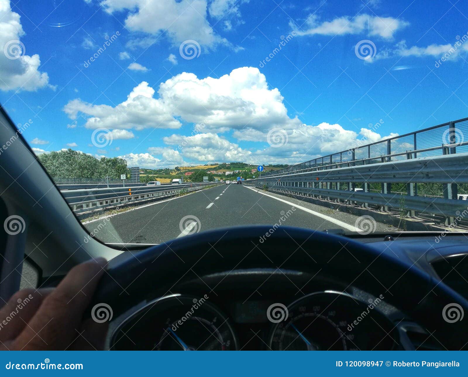 Personal Perspective while I Drive Stock Image - Image of trip, speed ...